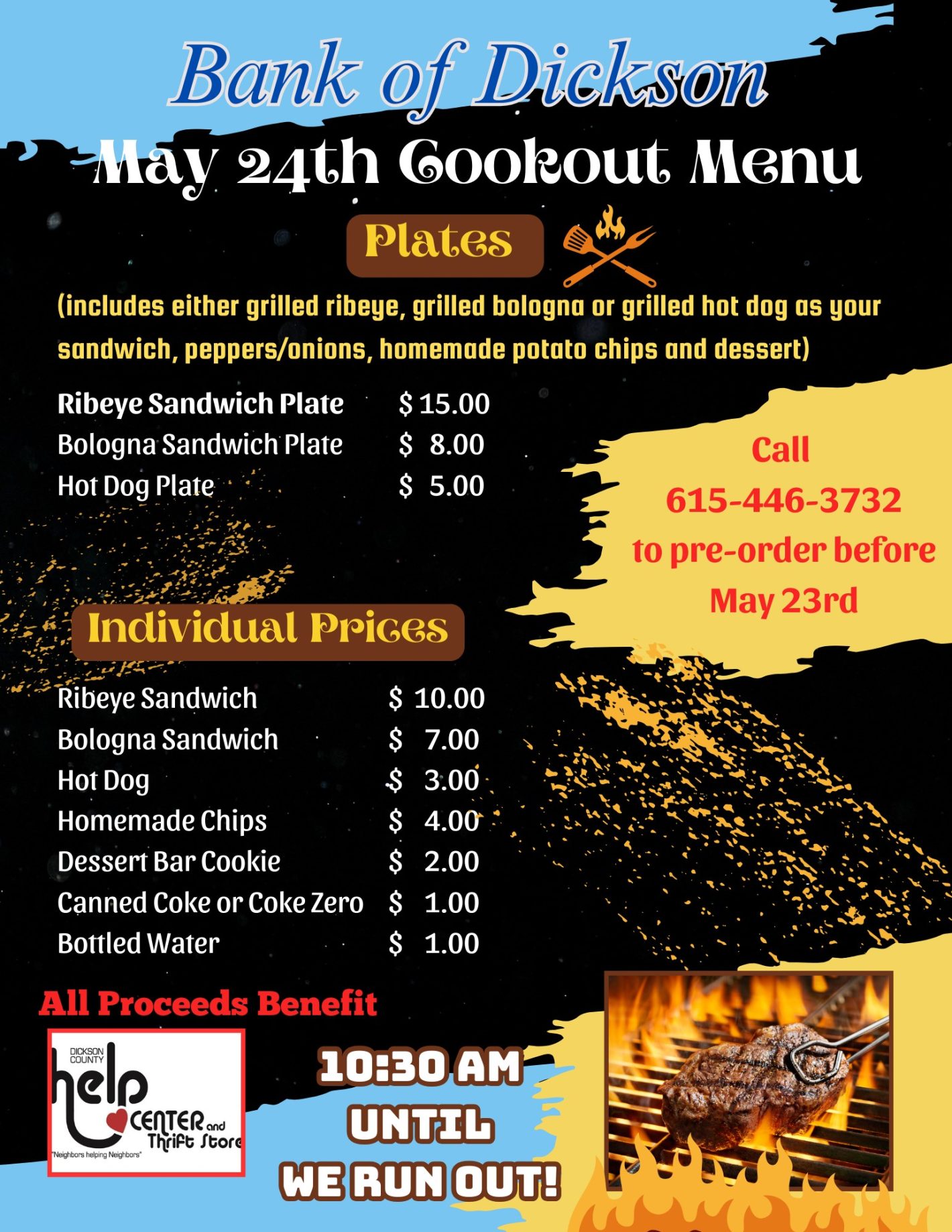 BoD Cookout - Bank of Dickson